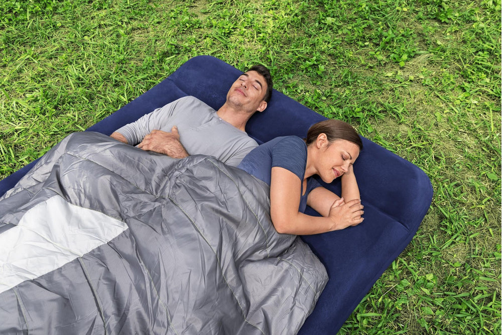Double Flocked Airbed Inflatable Air Mattress | Bestway UK
