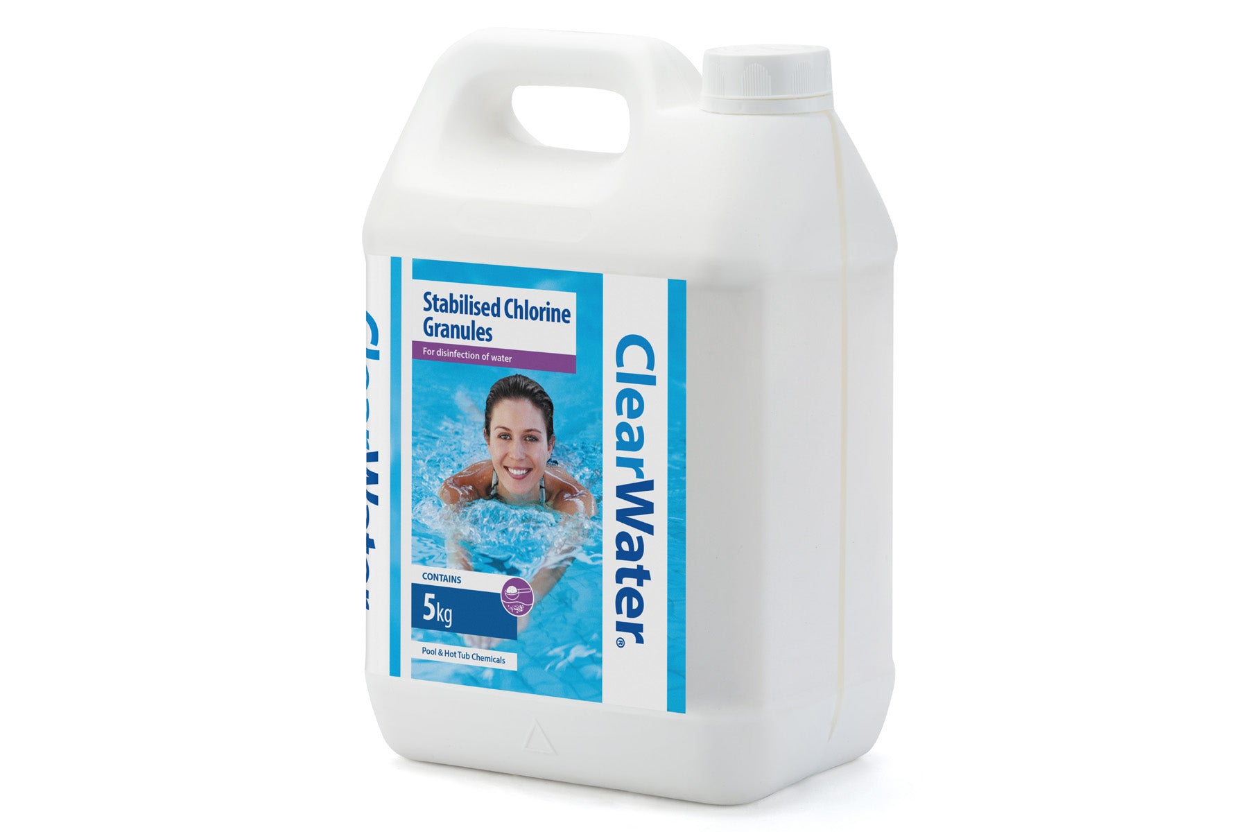 Clearwater 5Kg Chlorine Granules | Pool & Hot Tub Chemicals | Bestway UK