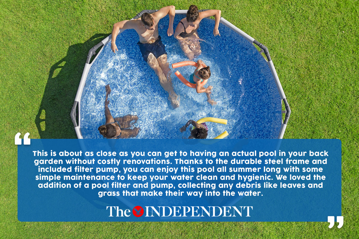 10ft Steel Pro Max Swimming Pool - Grey - Round | Bestway Store UK ...