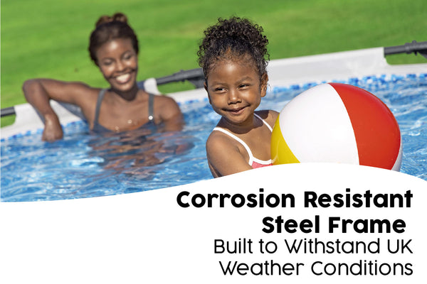 10ft Steel Pro Max Swimming Pool - Grey - Round | Bestway Store UK ...
