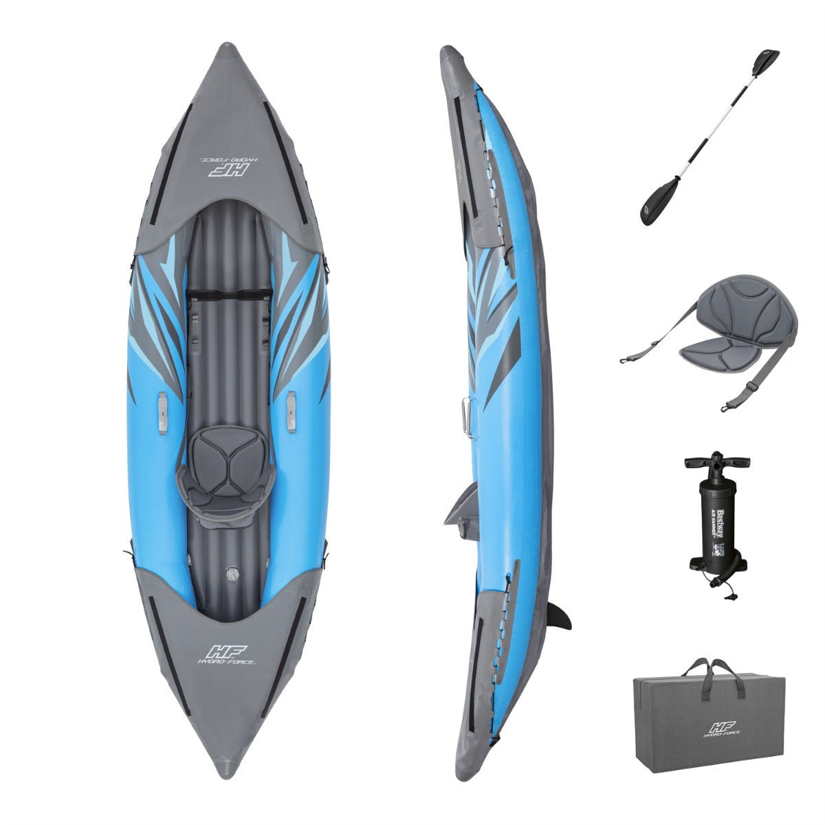 1 Person Inflatable Kayak Set | Surge Elite Store UK | Bestway UK