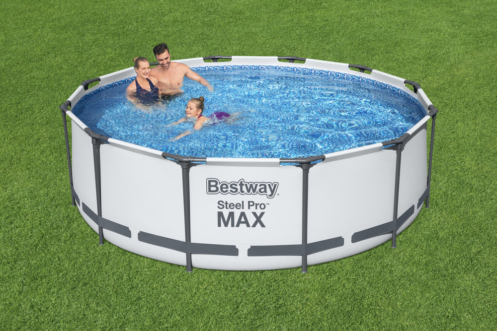 12Ft Steel Promax Round Pool Set | Steel Pro Pools Store UK | Bestway UK