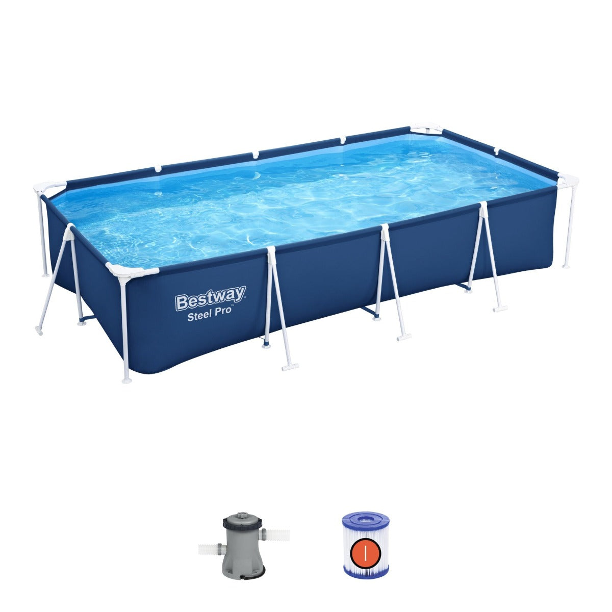 13’11” x 6’11” Steel Pro Pool Set Store UK | Bestway UK