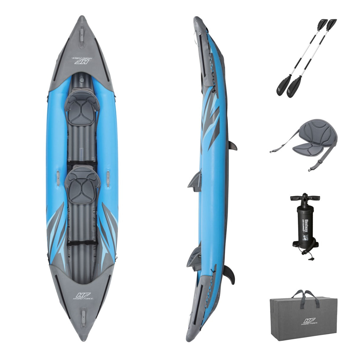 2 Person Inflatable Kayak Set | Surge Elite™ Store UK | Bestway UK
