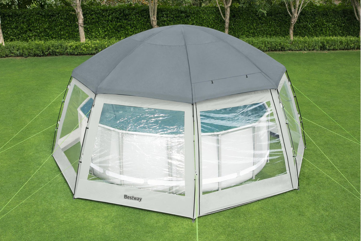 Round Pool Dome, Shelter for Swimming Pool and Hot tub Spas | Bestway UK