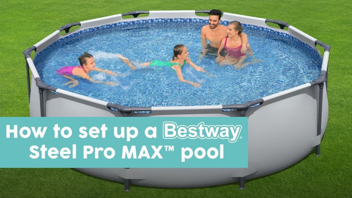 12ft Steel Pro Max Round Pool Set | Above Ground Pools Store UK ...
